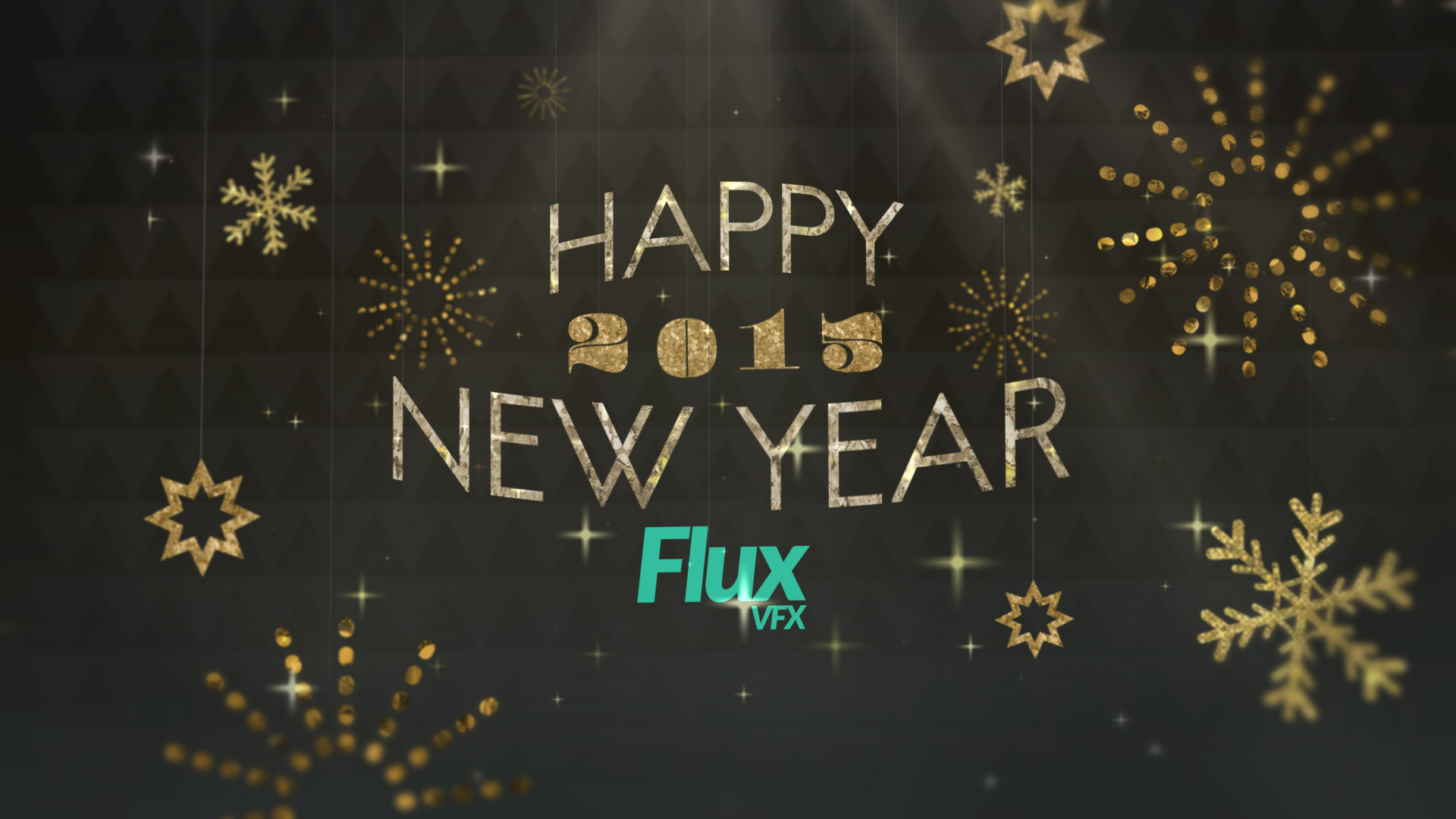 Hanging Holiday Greetings Typography After Effects Template - FluxVFX